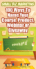 100 Ways To Name Your Course, Product, Webinar or Giveaway