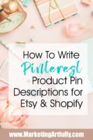 How To Write Product Pin Descriptions for Etsy and Shopify