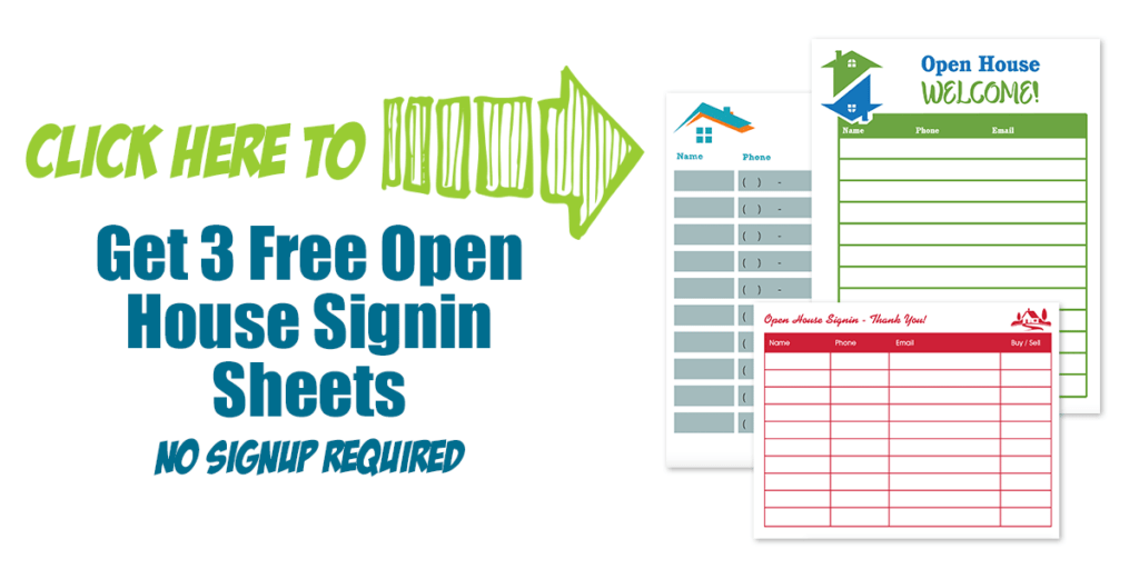 3 Free Real Estate Open House Sign In Sheets! – Marketing Artfully