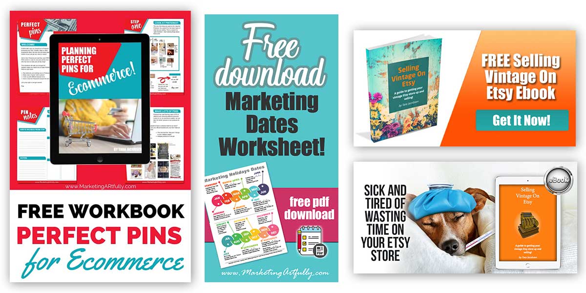 How To Make Graphics To Point To Your Free Digital Downloads