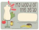 Free Printable Word of the Year Worksheet for Artists and Crafters ...
