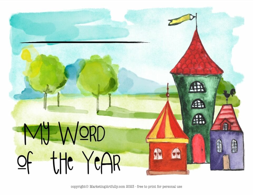 9 Free Word of the Year Printables for Real Estate Agents