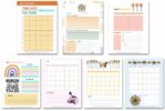 Free Monthly Motivational Planner Printables – Marketing Artfully