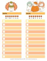 A Year of Cats! Free Printable To Do Lists – Marketing Artfully