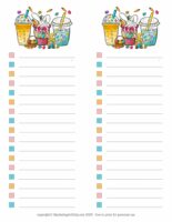 A Year of Coffee To Do Lists - Free Printable