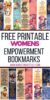 Womens Empowerment Bookmarks – Free Printable! – Marketing Artfully