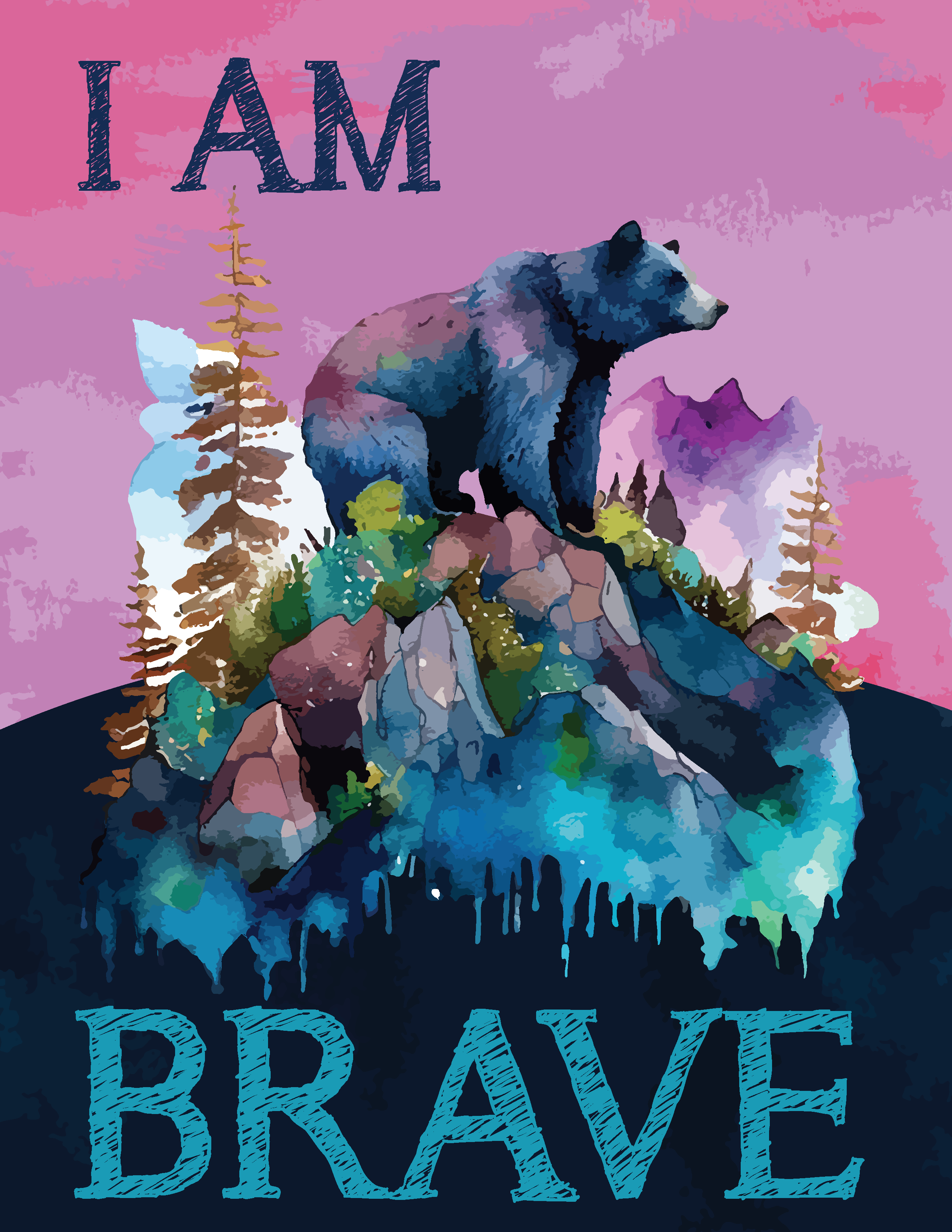 Free Printable “I Am” Affirmation Wall Art For Women – Marketing Artfully