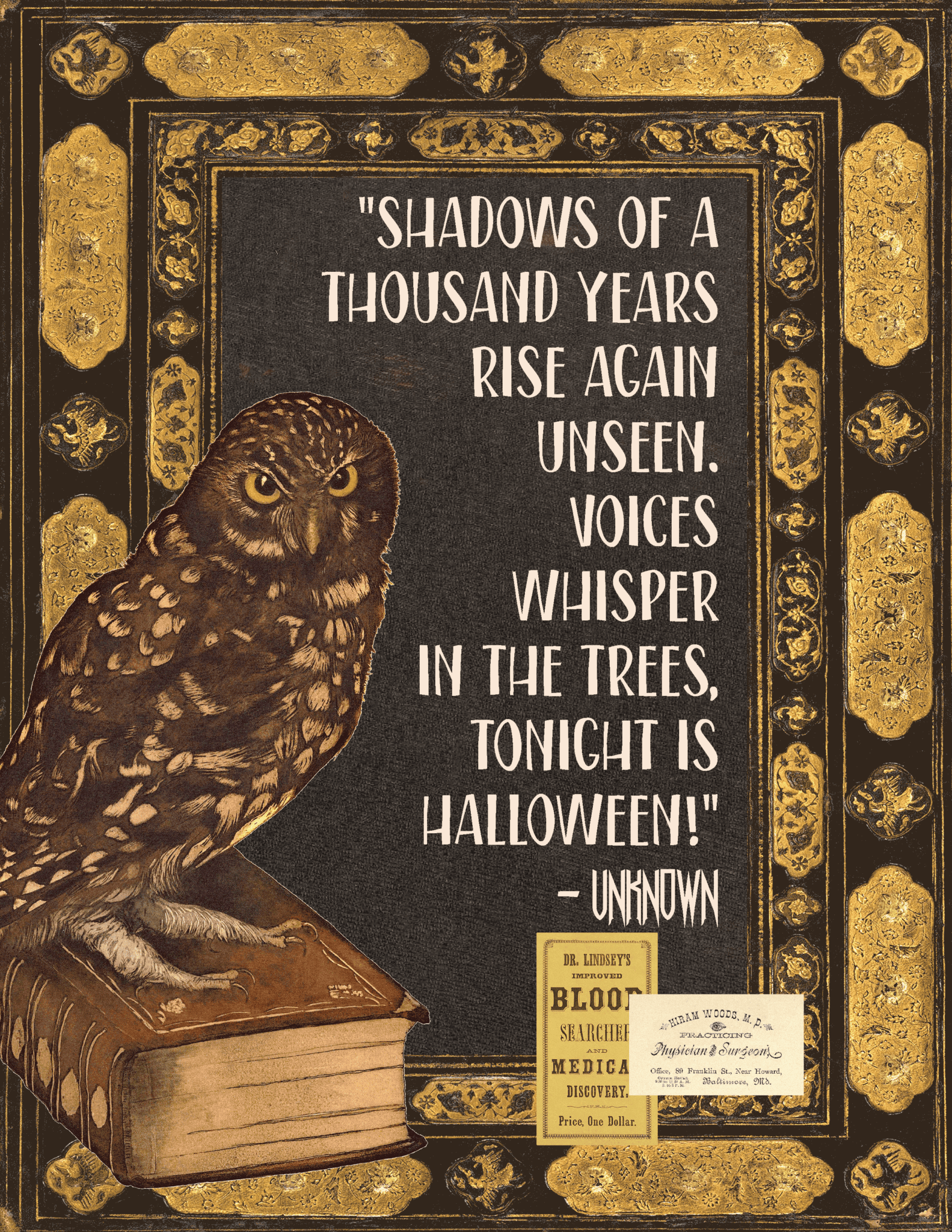 Halloween Quotes - Free Printable Wall Art