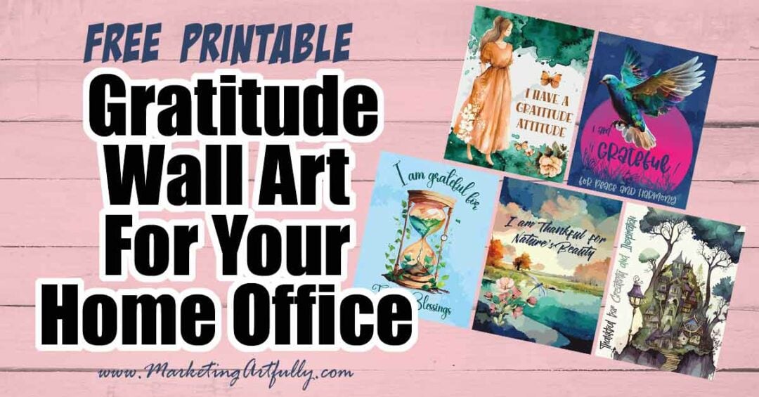 Free Printable Gratitude Wall Art Posters