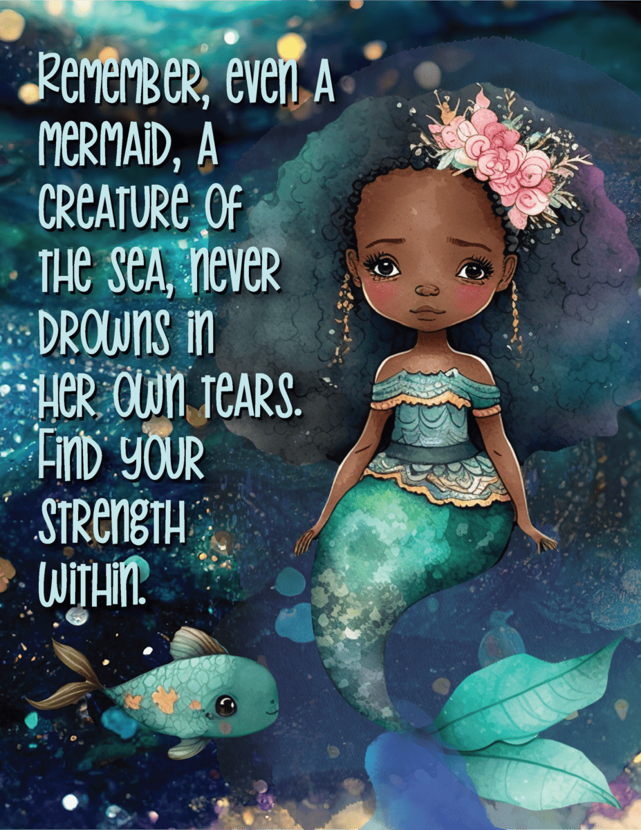 Mermaid Inspirational Wall Art - Free Printables