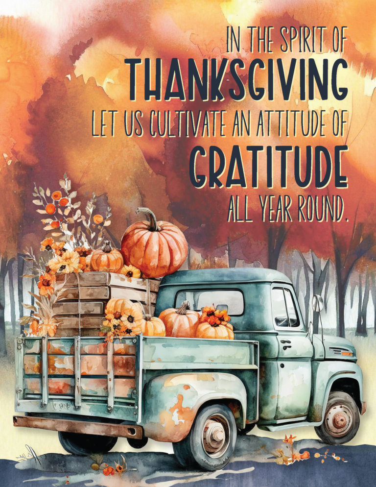 Free Printable Thanksgiving Wall Art or Planner Covers – Marketing Artfully