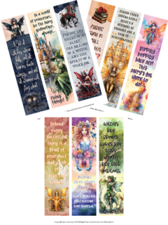 Fairy Free Printable Bookmarks Inspirational – Marketing Artfully