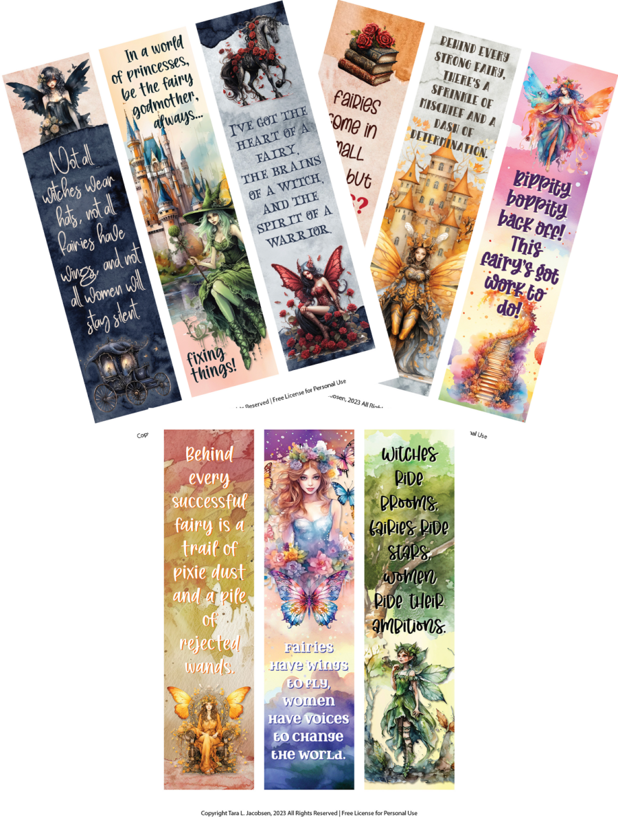Fairy Free Printable Bookmarks Inspirational