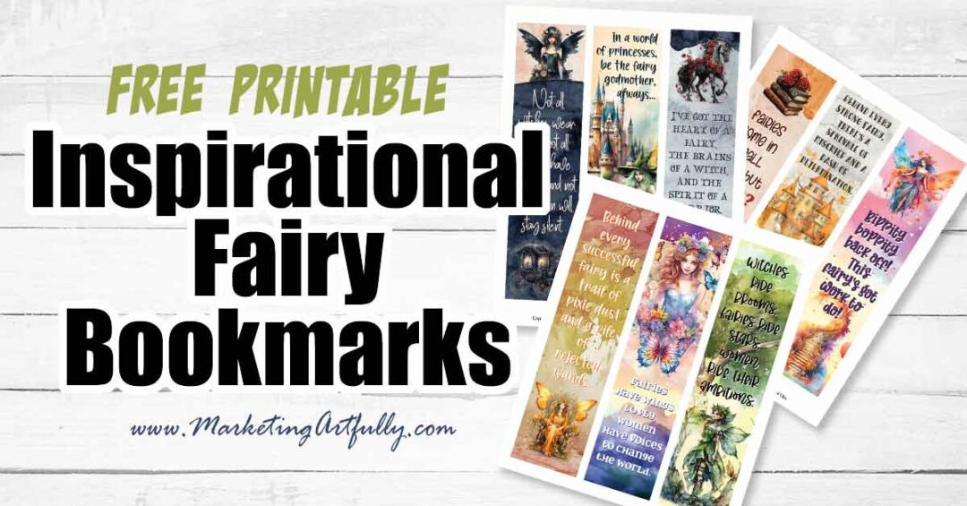 Fairy Free Printable Bookmarks Inspirational – Marketing Artfully