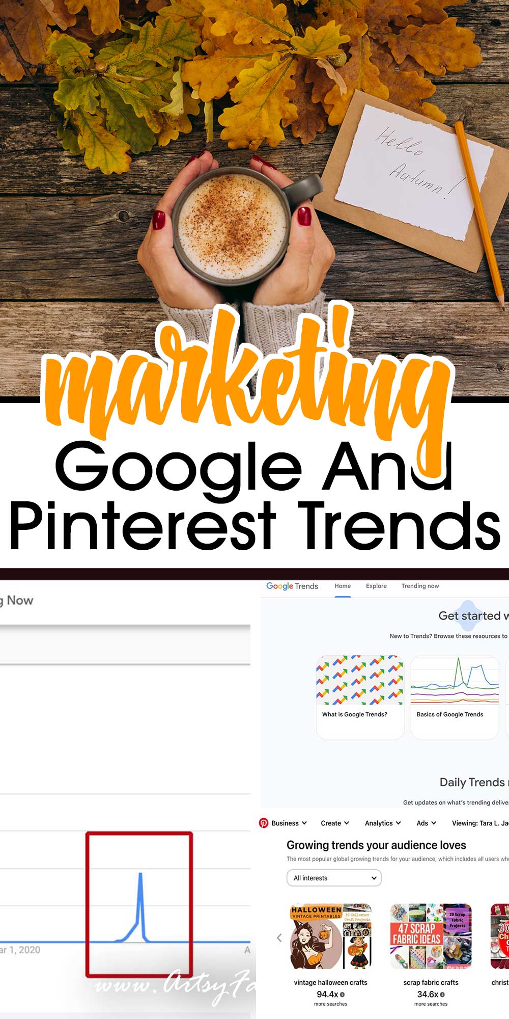Seasonal Marketing - Checking Google and Pinterest Trends