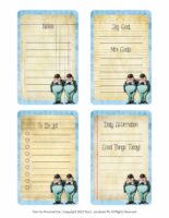 Alice In Wonderland Planner Journal Cards – Free Printable – Marketing ...