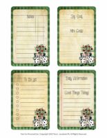 Alice In Wonderland Planner Journal Cards – Free Printable – Marketing ...