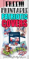Patriotic Planner Covers and Dashboards - Free Printables!