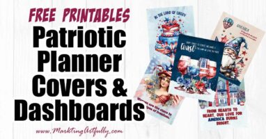 Patriotic Planner Covers and Dashboards – Free Printables! – Marketing ...