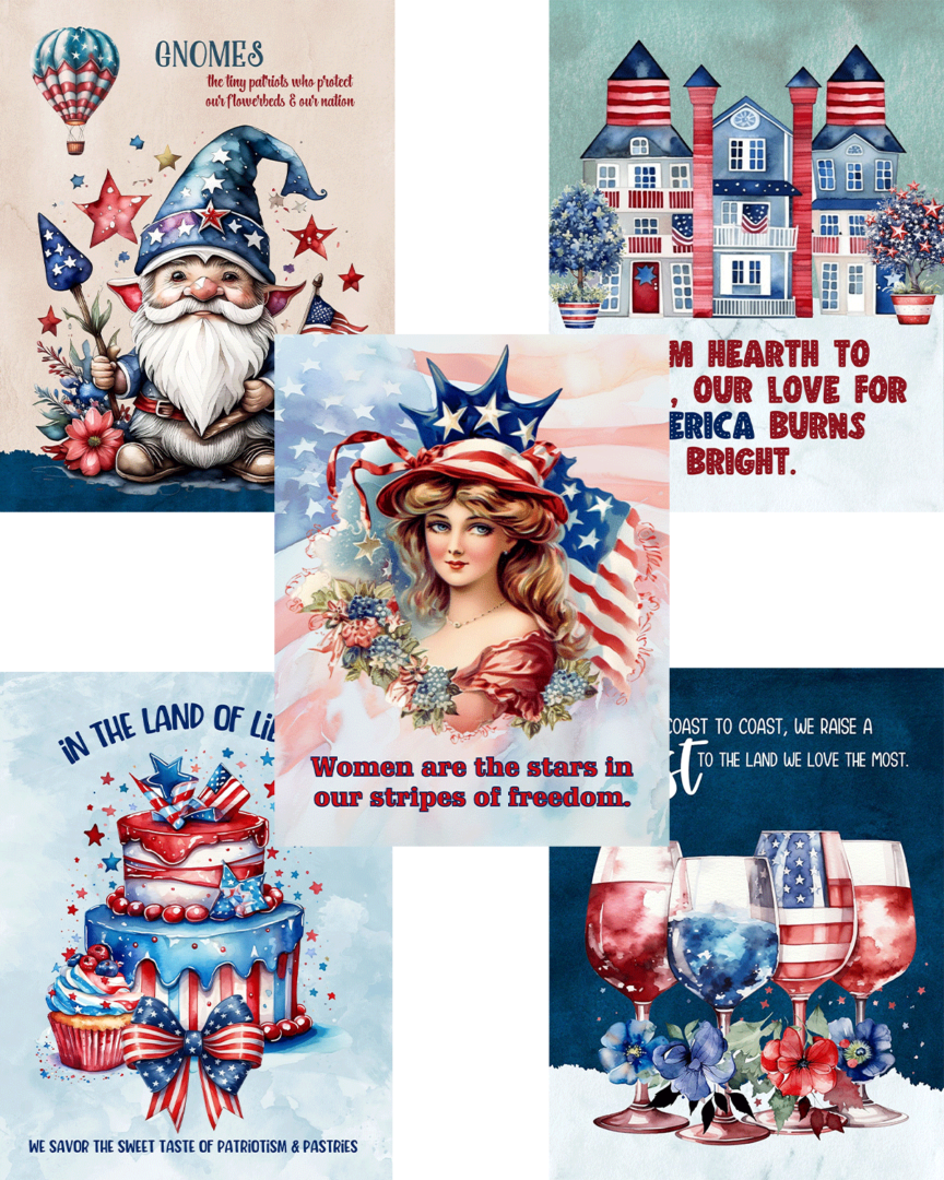 Patriotic Planner Covers and Dashboards – Free Printables! – Marketing ...