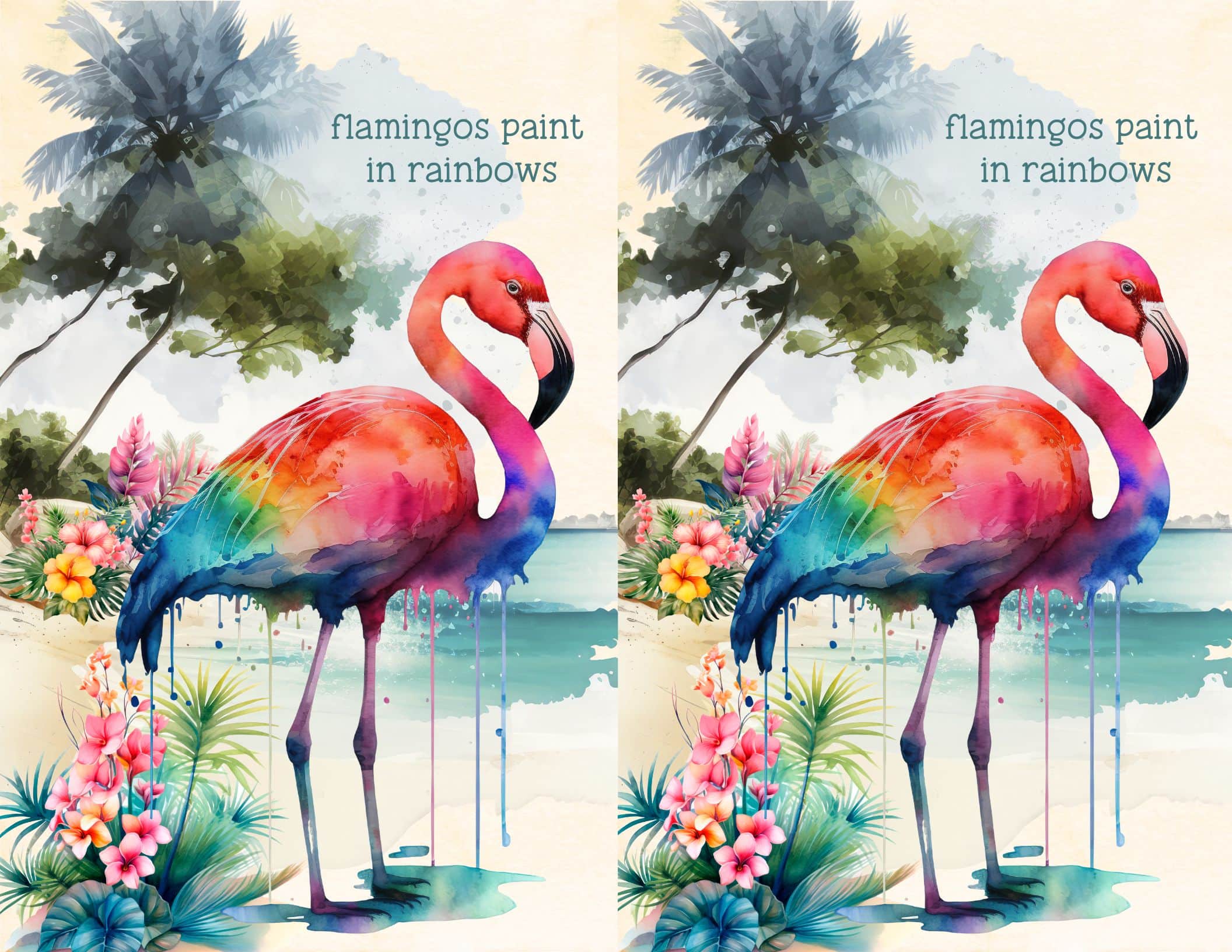 5 Rainbow Planner Covers or Dashboards – Free Printable – Marketing ...