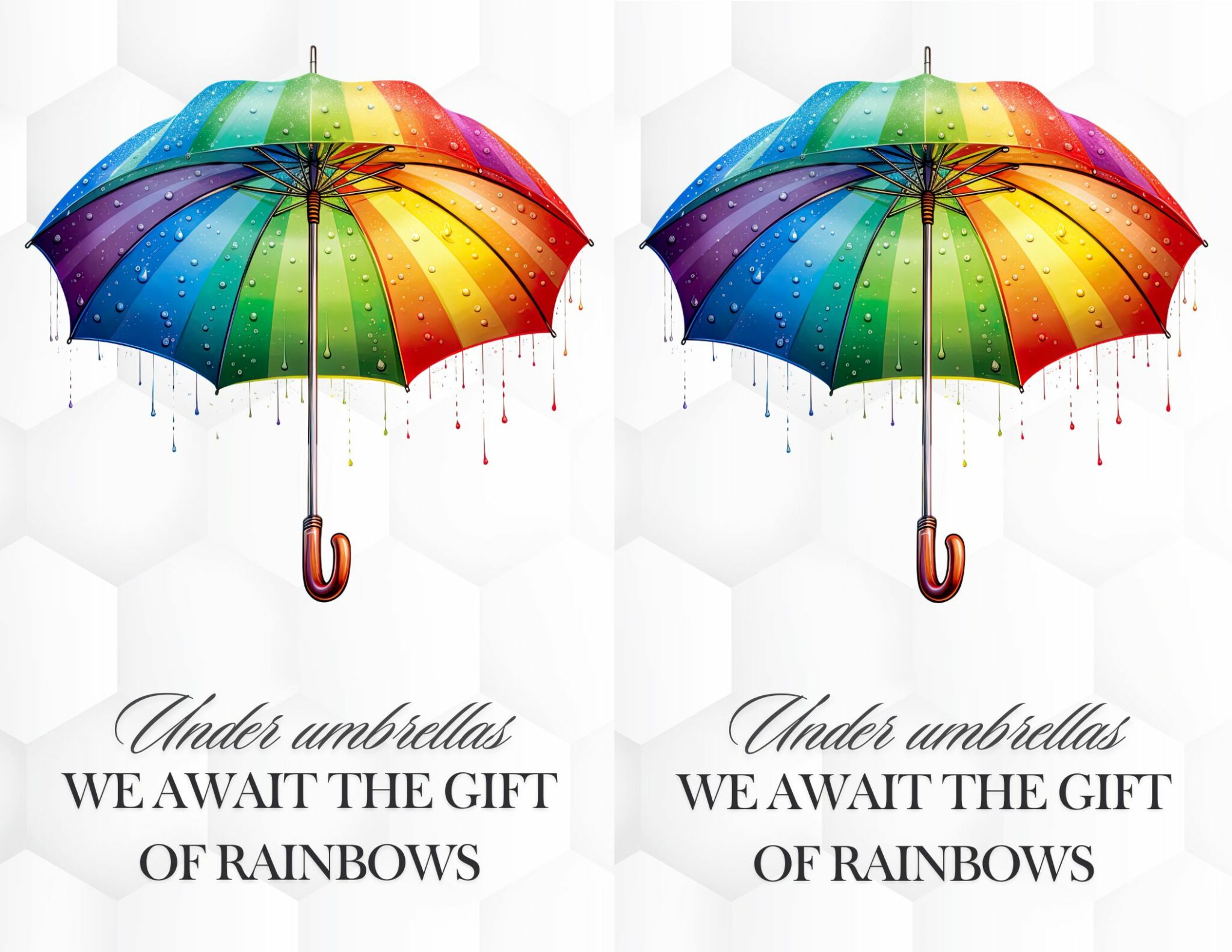 5 Rainbow Planner Covers or Dashboards - Free Printable