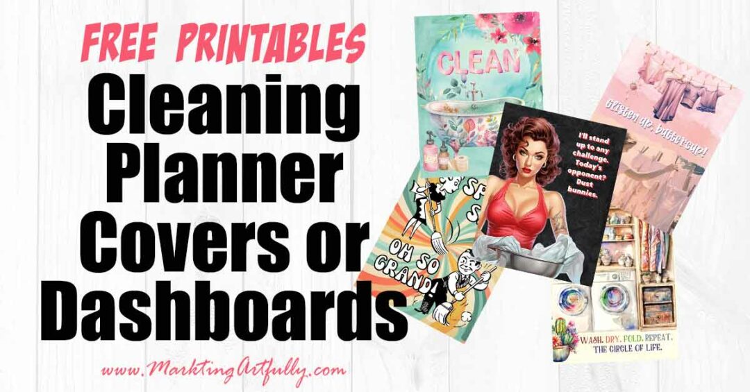 5 Free Cleaning Planner Covers or Dashboards – Marketing Artfully