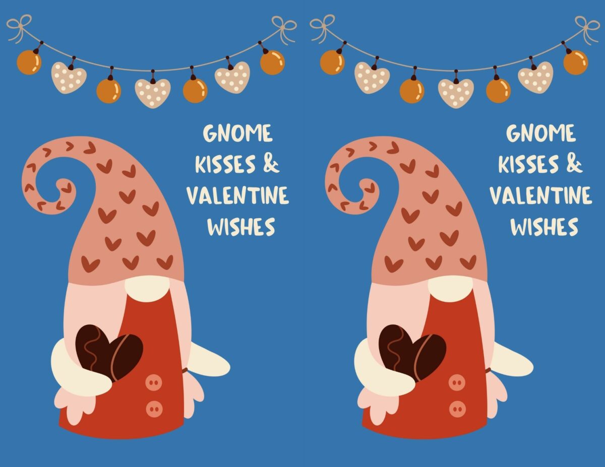 Gnome Valentine's Day Planner Covers and Dashboards