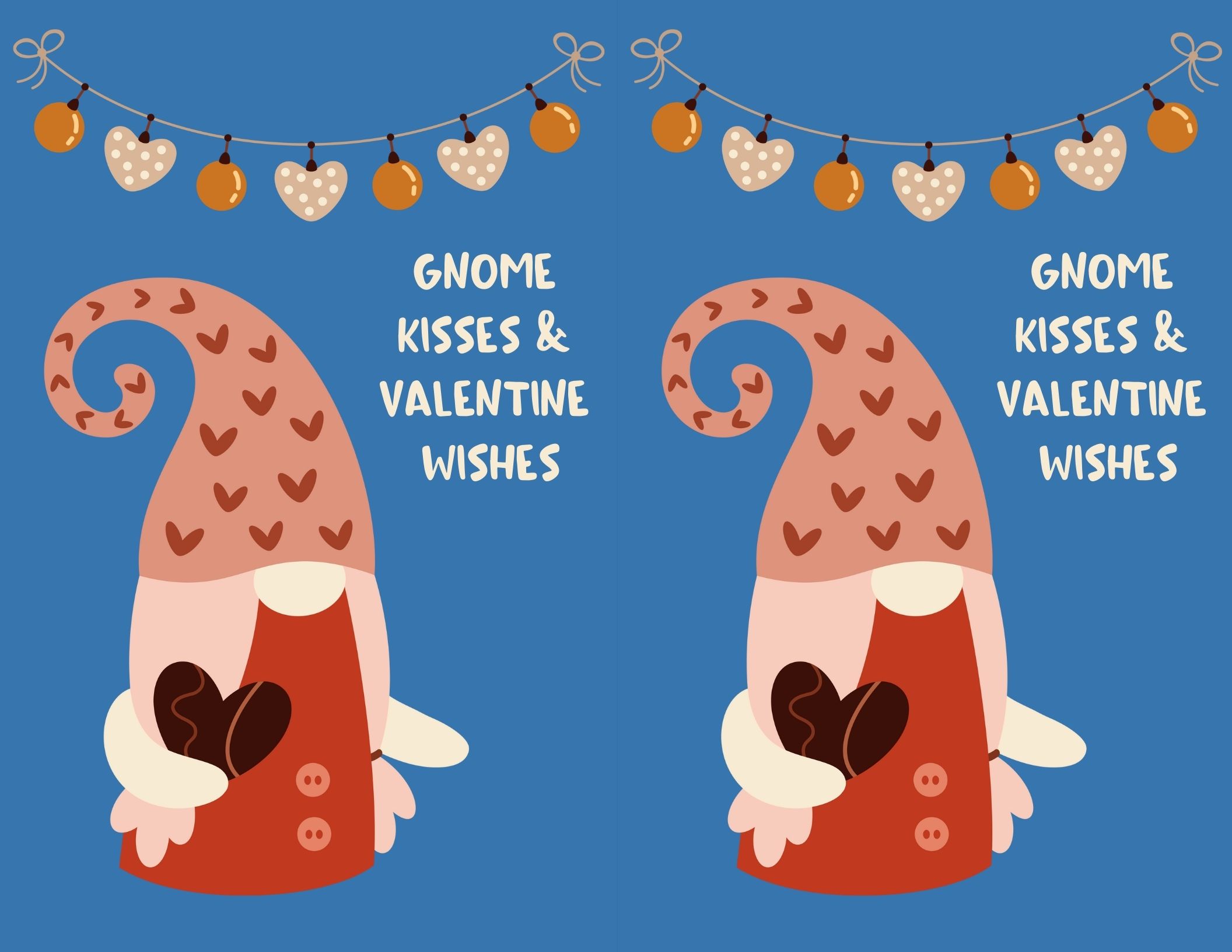 Gnome Valentine's Day Planner Covers and Dashboards