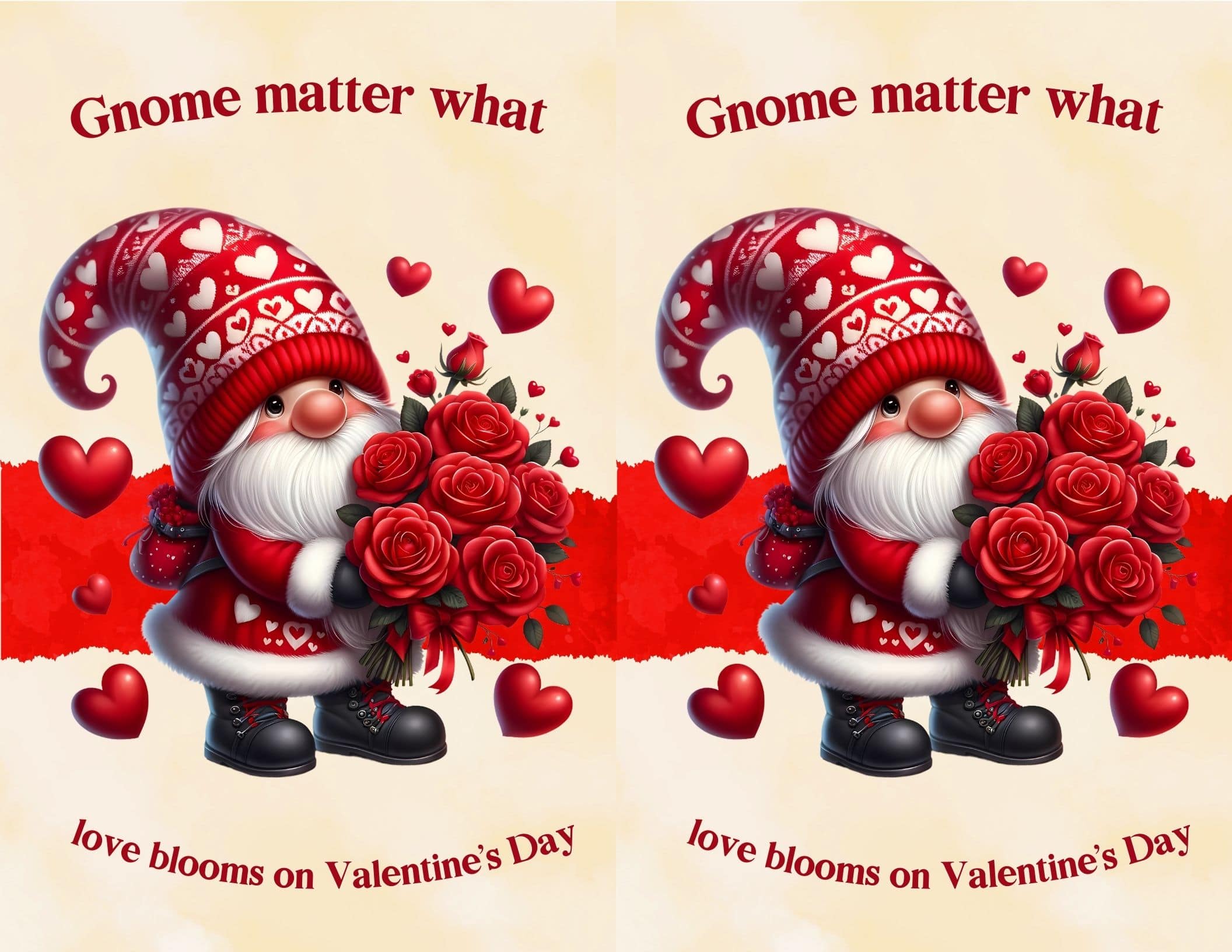 Gnome Valentine's Day Planner Covers and Dashboards