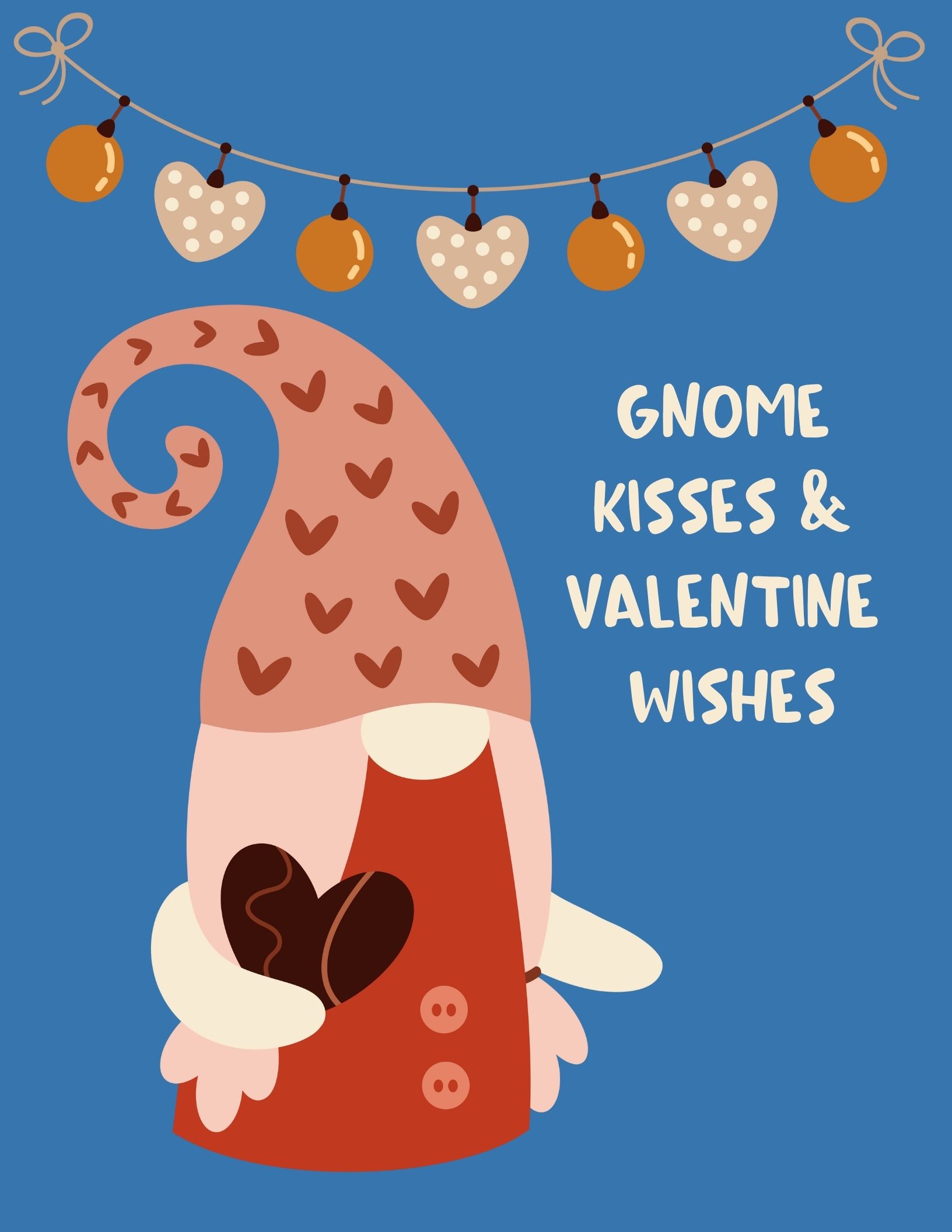 Gnome Valentine's Day Planner Covers and Dashboards