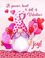 Gnome Valentine's Day Planner Covers and Dashboards