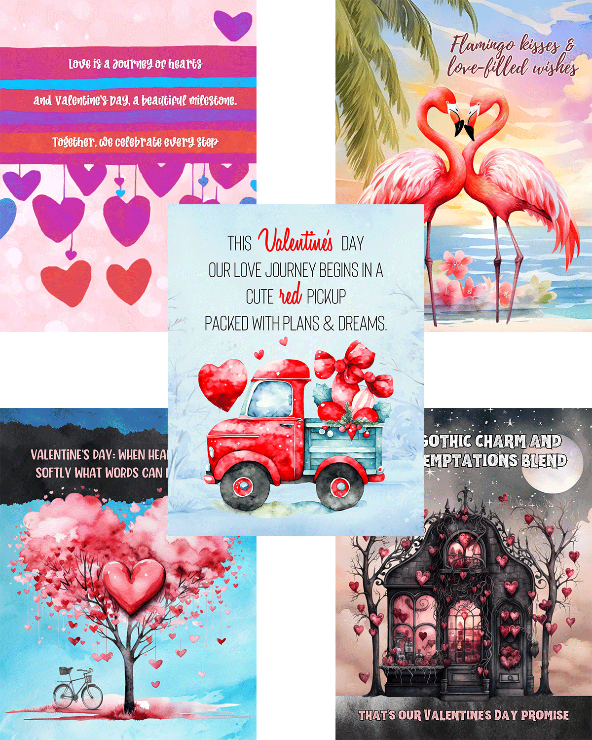 Romantic Valentines Day Planner Covers and Dashboards – Marketing Artfully
