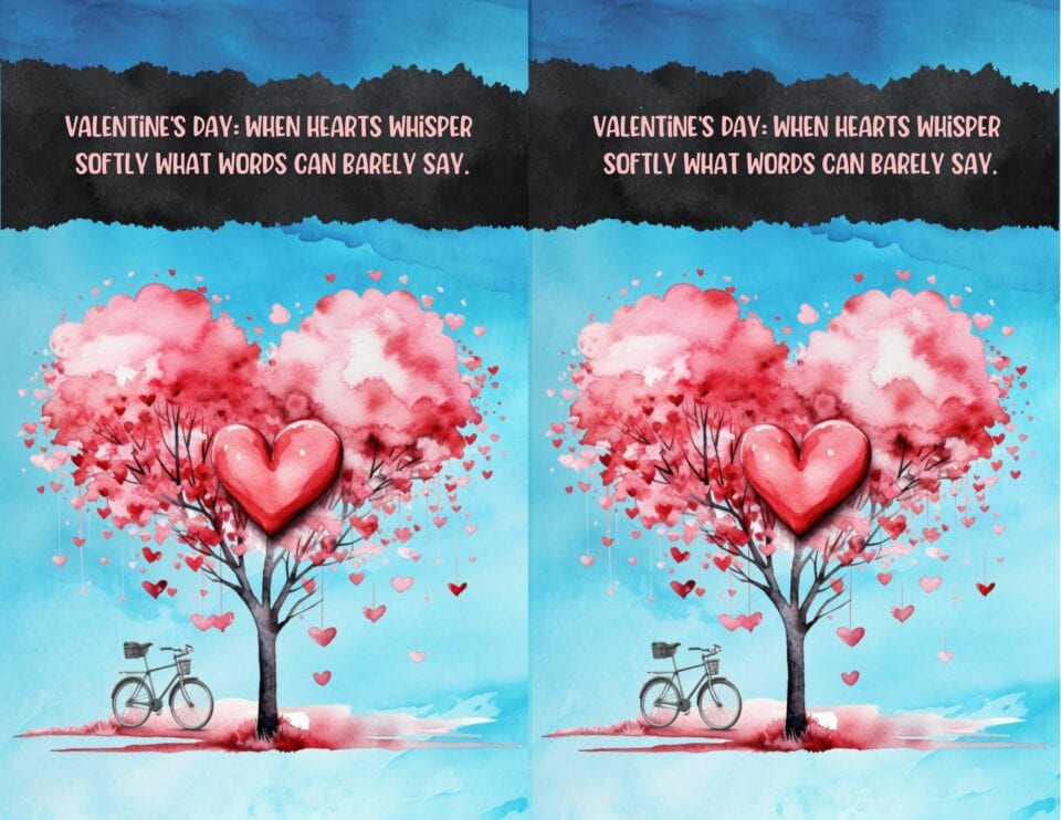 Romantic Valentines Day Planner Covers and Dashboards