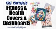Fitness and Health Planner Covers - Free Printables