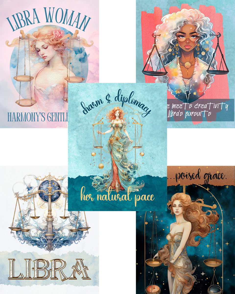 Libra Planner Covers and Dashboards - Free Printables