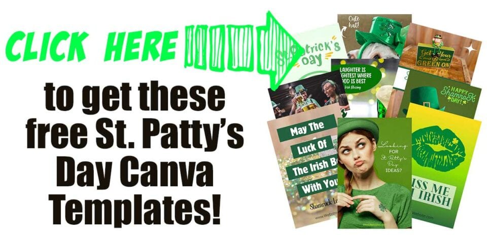 11 Free St. Patricks Day Pinterest Pin Templates in Canva