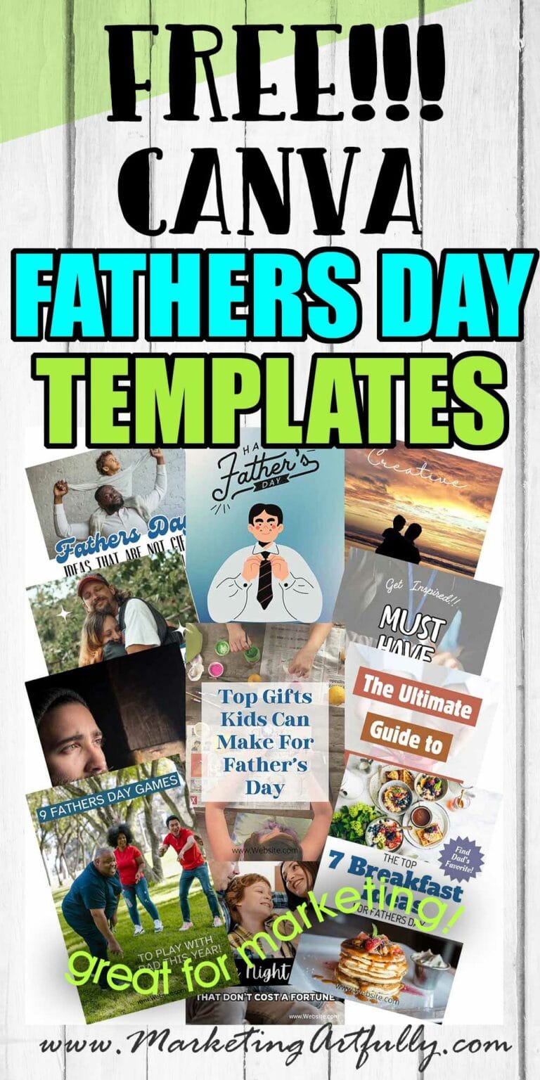 Free Canva Pinterest Templates For Fathers Day