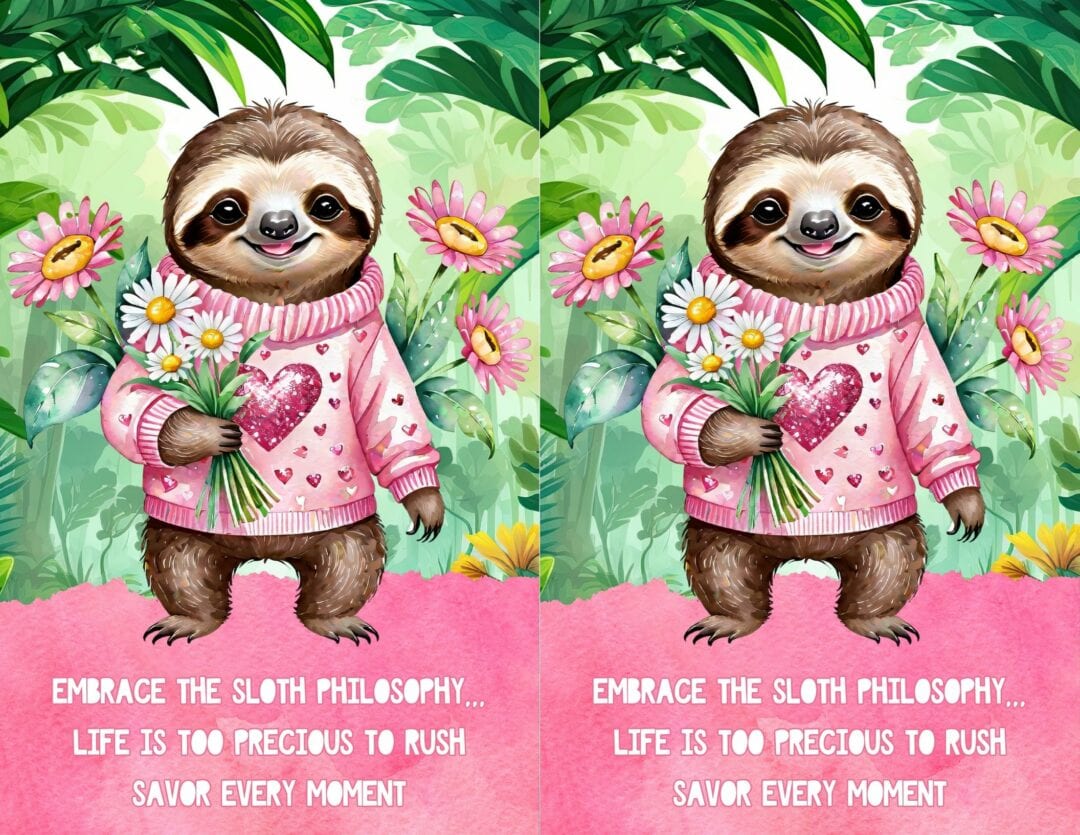 Sloths! 5 Free Printable Planner Covers or Dashboards – Marketing Artfully