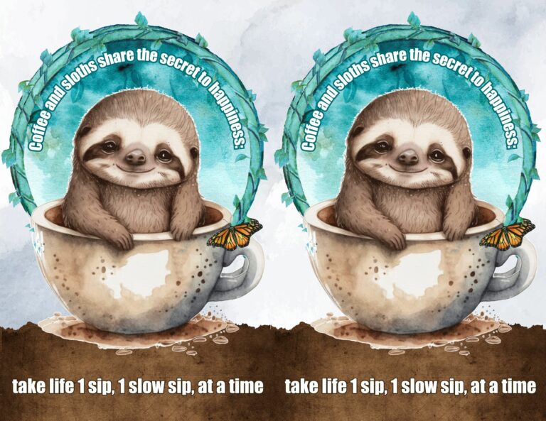 Sloths! 5 Free Printable Planner Covers or Dashboards – Marketing Artfully