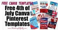 11 Free Canva Pinterest Templates For 4th of July