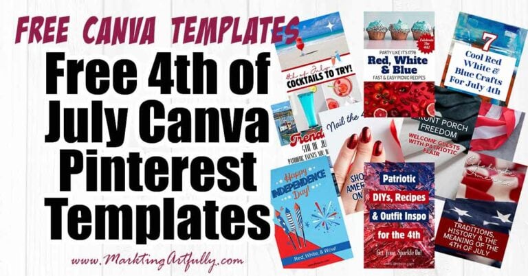 11 Free Canva Pinterest Templates For 4th of July – Marketing Artfully