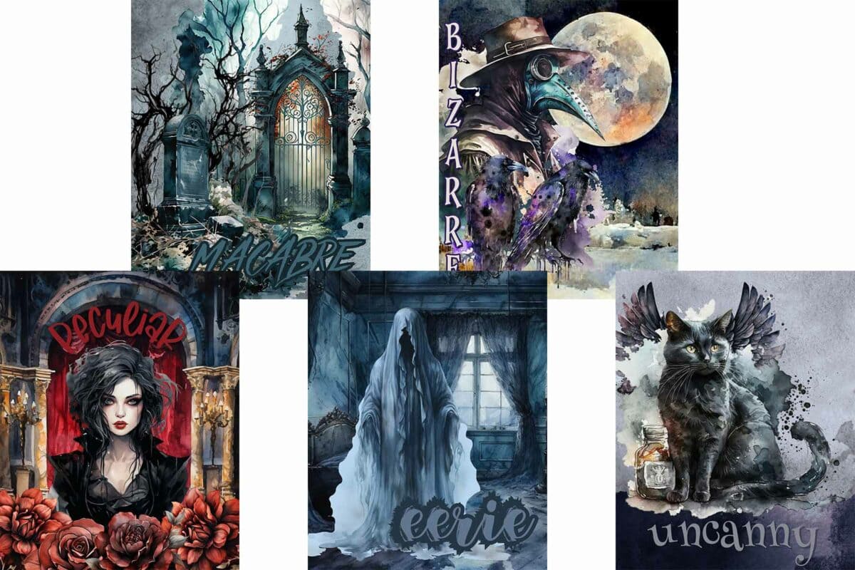 5 Printable Gothic Wall Art Posters – Free Download | Business | Before It's News