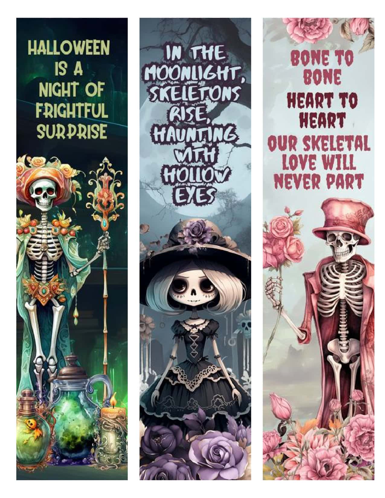 Spooky Good! Free Printable Halloween Bookmarks – Marketing Artfully