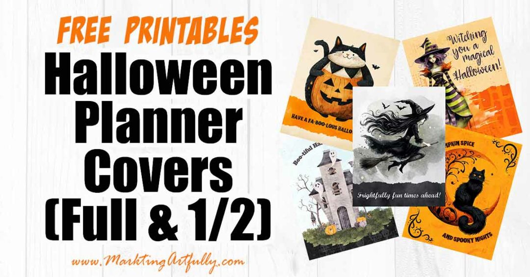 Halloween Planner Covers or Dashboards – Free Printables – Marketing ...