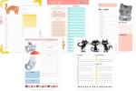 5 Printable Daily Planner Pages – Cats – Marketing Artfully