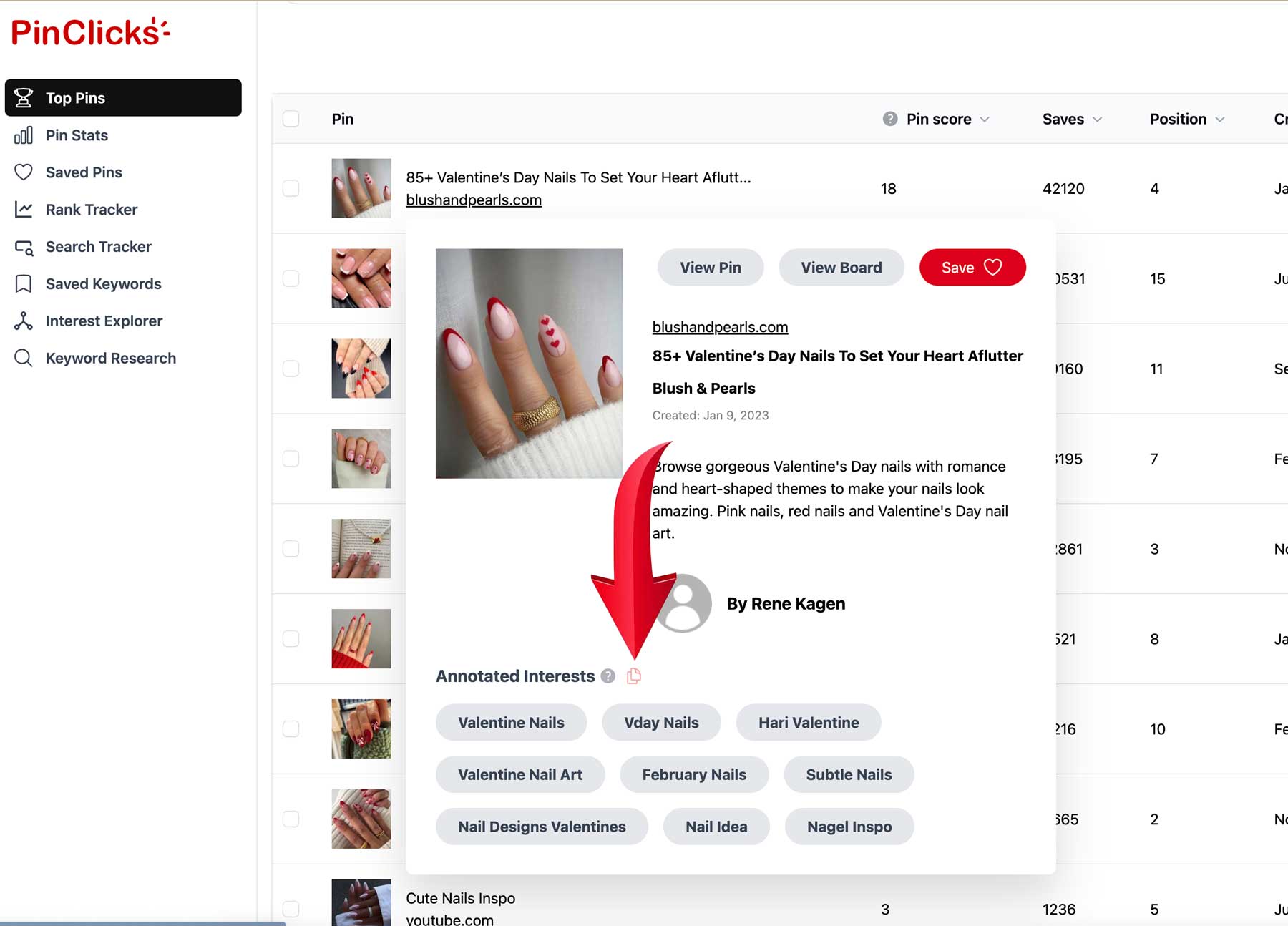 How To Find Keywords To Use In Pinterest - Annotations