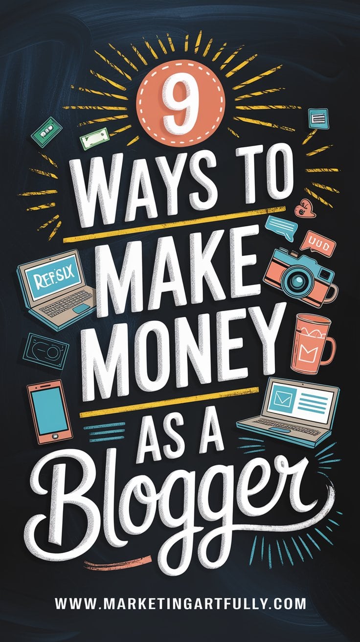 9 Ways To Make Money As A Blogger – Marketing Artfully 9 Ways To Make Money As A Blogger – Marketing Artfully