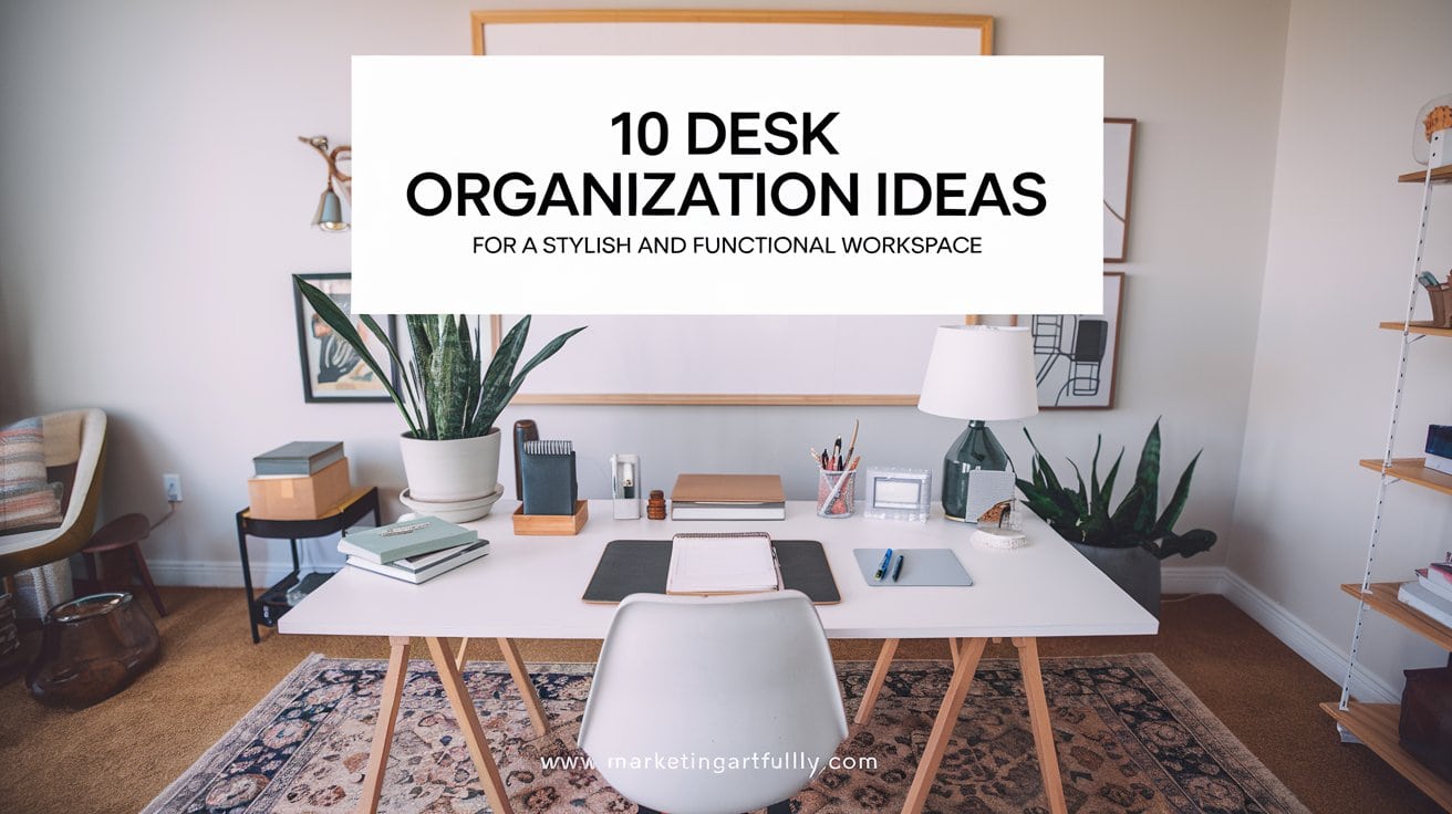 10 Desk Organization Ideas for a Stylish and Functional Workspace ...