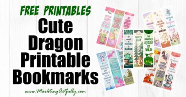 15 Cute Dragon Free Printable Bookmarks – Marketing Artfully